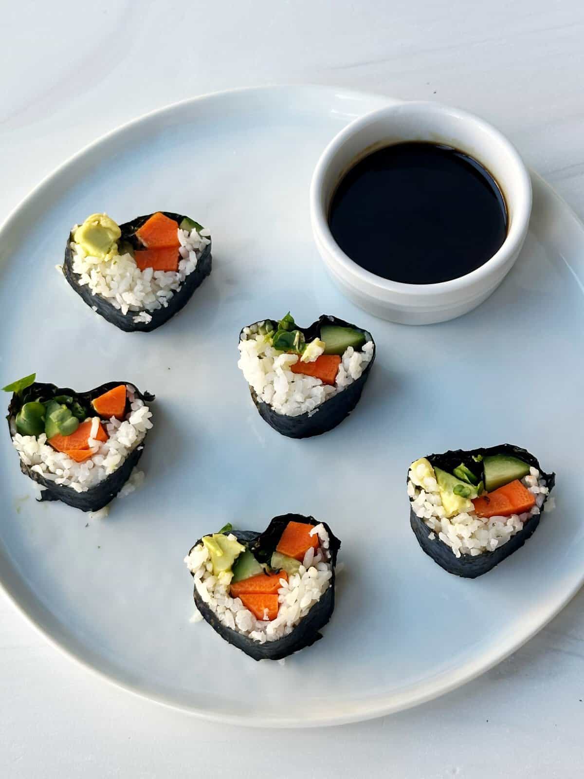 Heart Shaped Sushi - Lesswithlaur