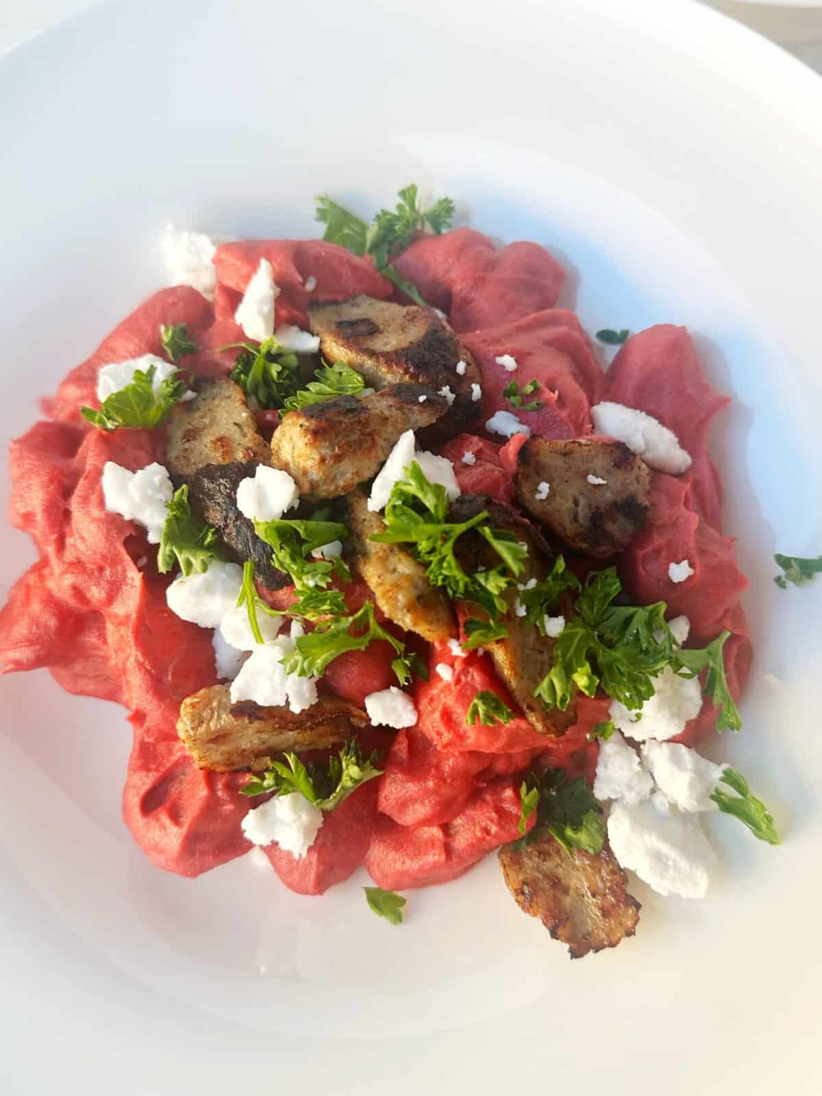 Pink Pasta - Lesswithlaur