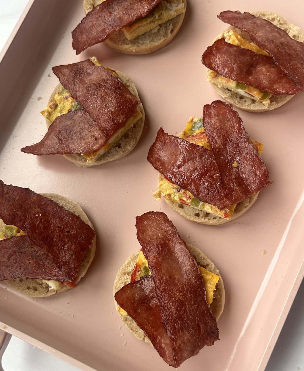 Turkey Bacon Breakfast Sandwich - Lesswithlaur
