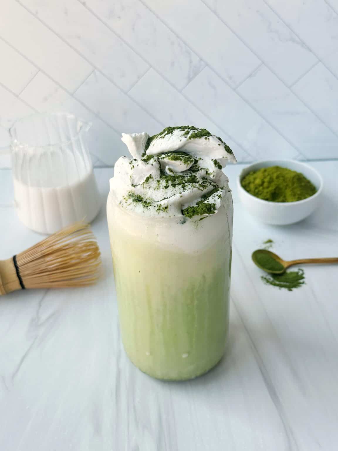 Matcha Milkshake - Lesswithlaur