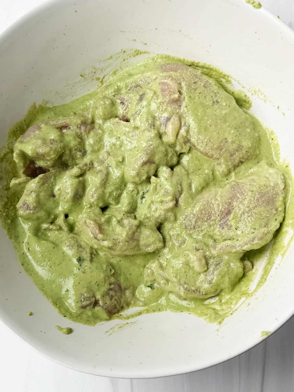 Green Goddess Chicken - Lesswithlaur