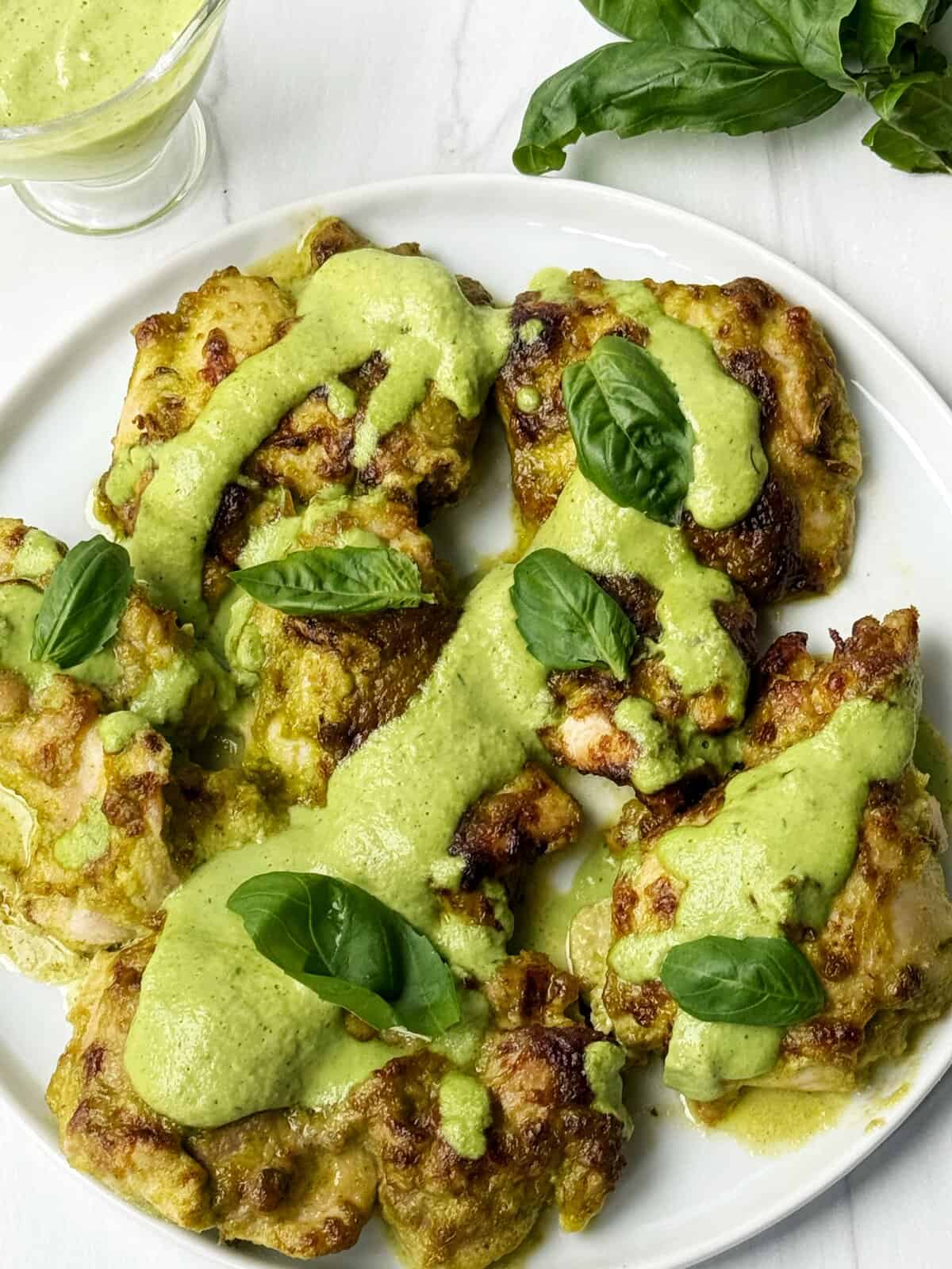 Green Goddess Chicken - Lesswithlaur