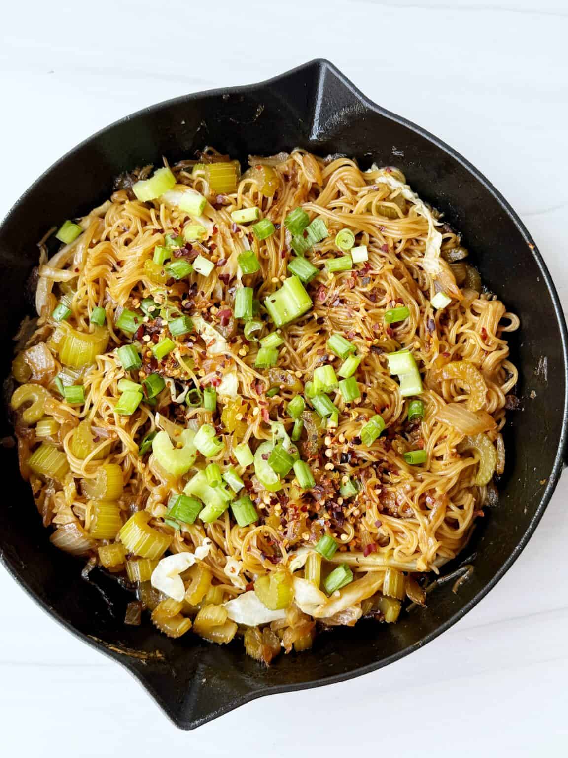 Homemade Chow Mein (Gluten Free) - Lesswithlaur