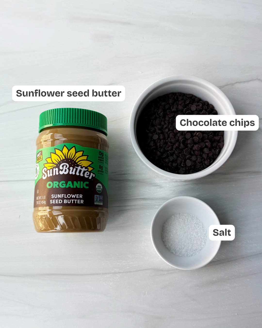 3 Ingredient Sunbutter Cups - Lesswithlaur