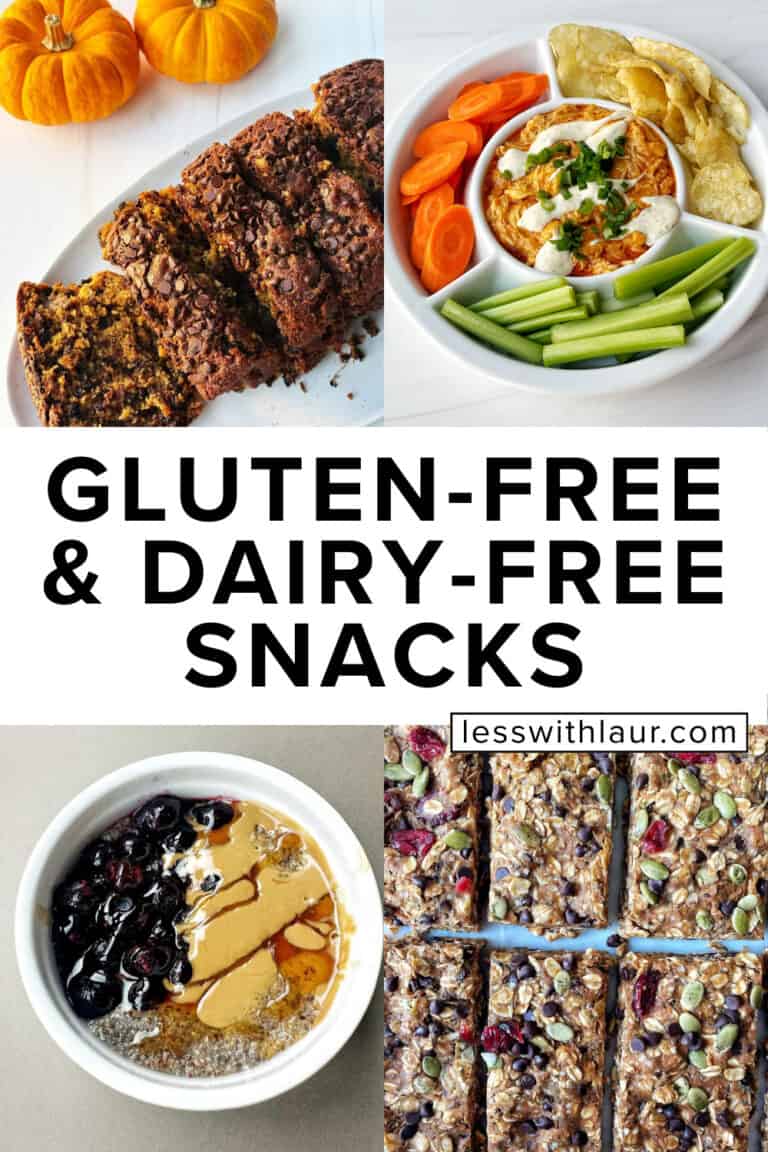Gluten-Free & Dairy-Free Snack Recipes - Lesswithlaur